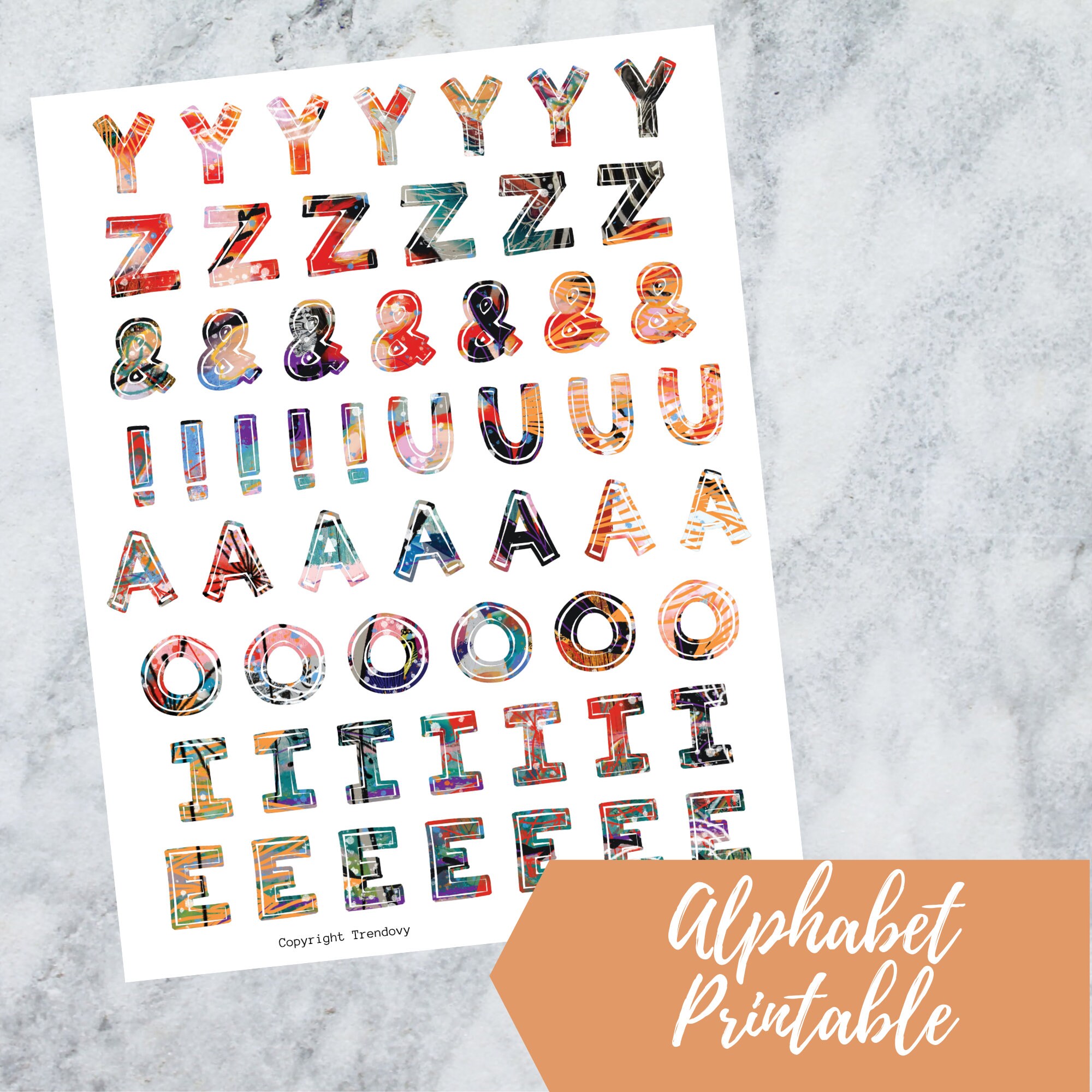 Alphabet Journal Printable Journal Printable Alphabet Printable Journal ...