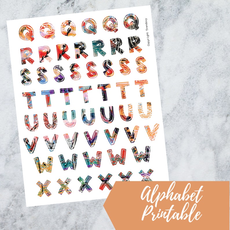 Alphabet Journal Printable Journal Printable Alphabet Printable Journal ...