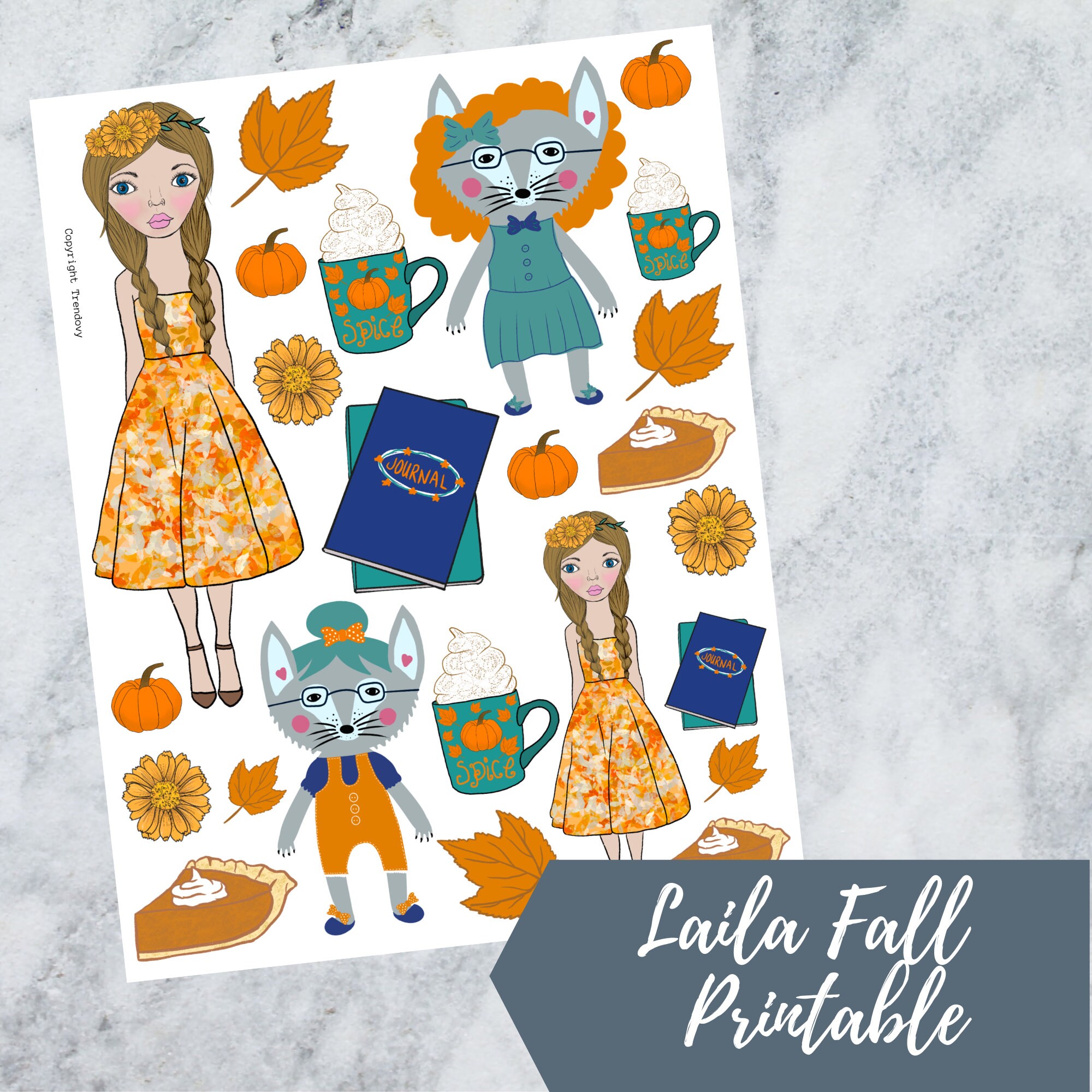 Fall Journal Printable Journal Printable Collage Sheet - Etsy