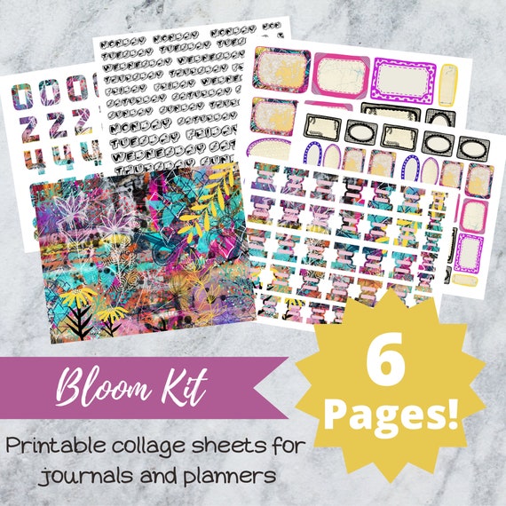 Journal Printable Journaling Printable Dates Printable | Etsy