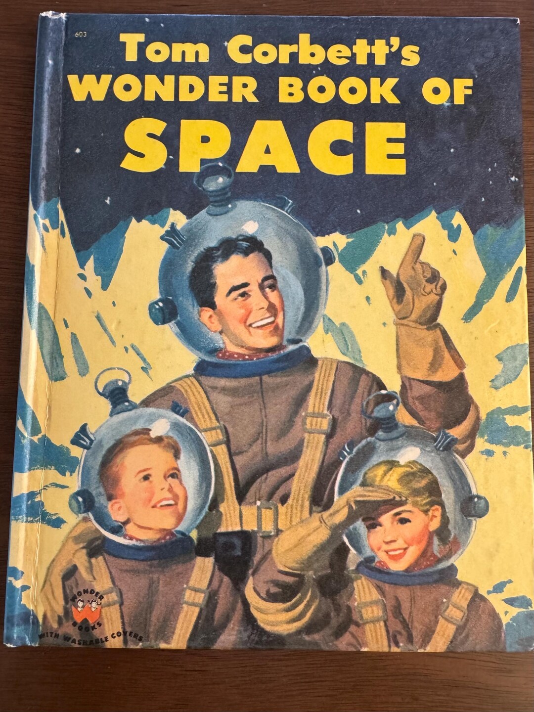 Tom Corbett’s Wonder Book of Space 1953 Vintage Children’s Book Mid ...