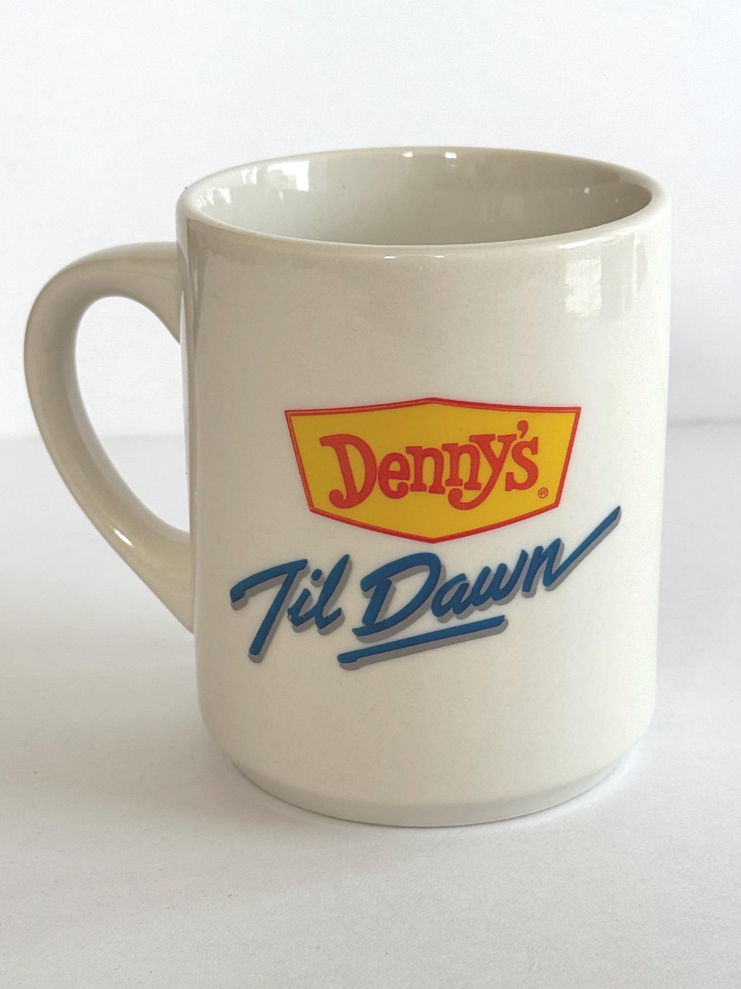 Denny’s Vintage Coffee Mug Heat Activated “denny’s Til Dawn” Double ...