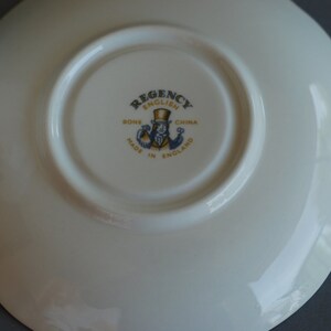 Regency English Bone China Tea Cup and Saucer Floral Roses Vintage ...
