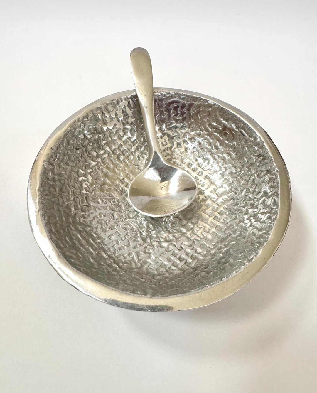 Vintage Mexican Pewter Salsa Condiment Bowl With Ladle - Etsy