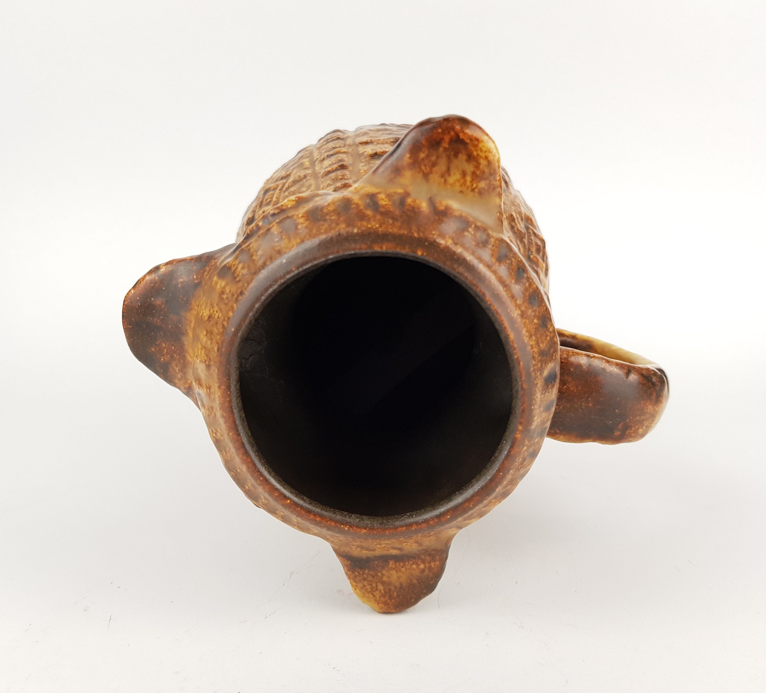 Vintage JASBA KERAMIK Aztec Duck Vase West German Pottery - Etsy