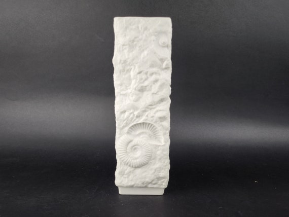 Vintage AK KAISER Biscuit Porcelain Op Art Vase 133 With - Etsy
