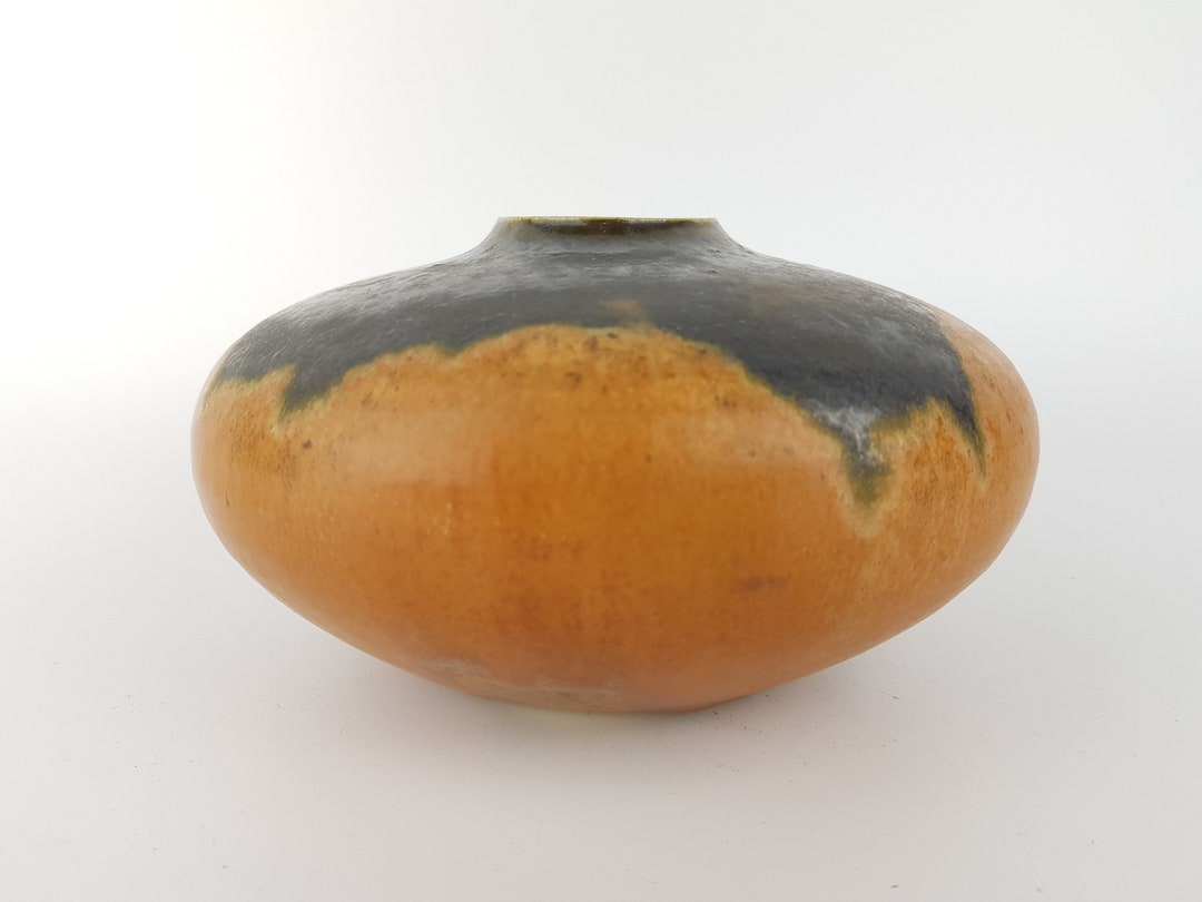 Vintage STUDIO Art Pottery by RUTH KOPPENHOFER Handmade Caramel Brown ...