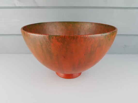 XXL Vintage RUSCHA KERAMIK Fat Lava Bowl With Vulkano Decor - Etsy