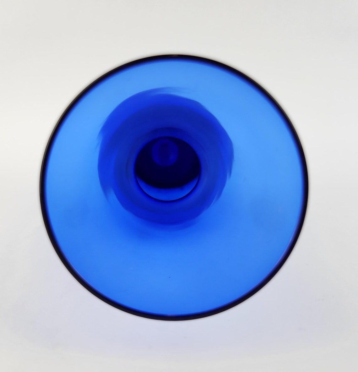 Vintage ASEDA GLASS Blue Design Vase From Sweden Scandinavia 1960-70s ...