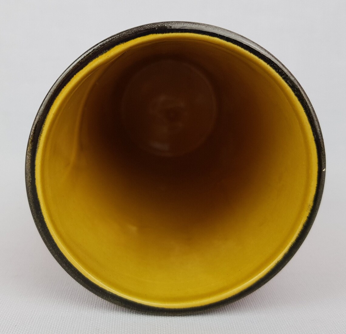 Vintage FLORA GOUDA HOLLAND Ceramic Orange Vase With Tokio Decor 933 ...