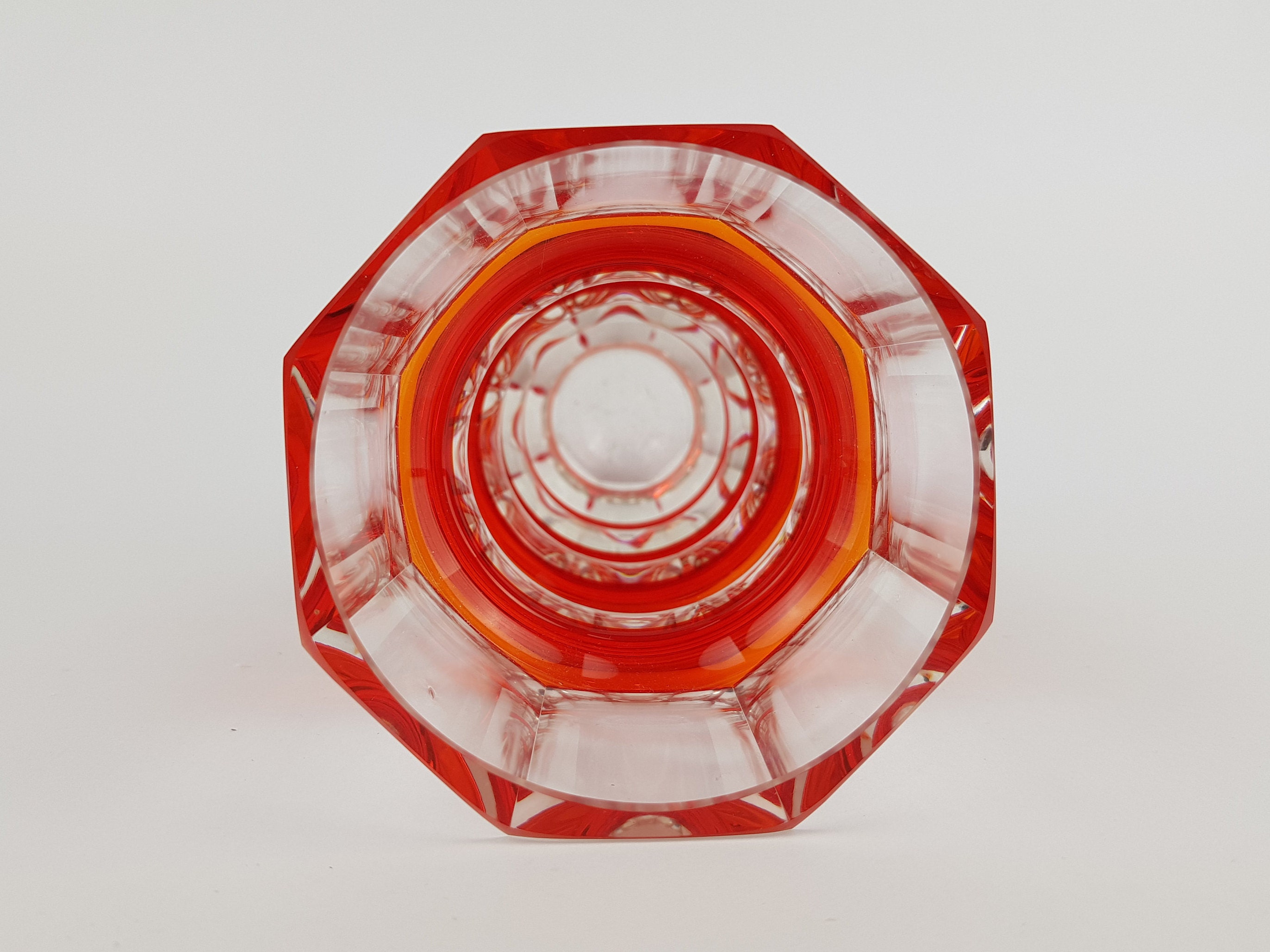 Home & Living Vases Vintage Stunning Red VEB GLASWERKE SCHMIEDEFELD by ...