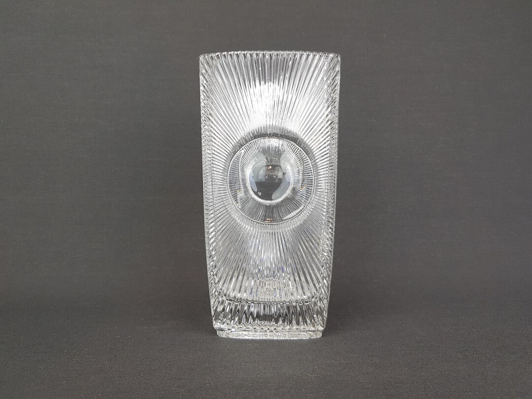 Vintage RUDOLFOVA GLASS Works Czech SKLO Union Libochovice Vase With ...