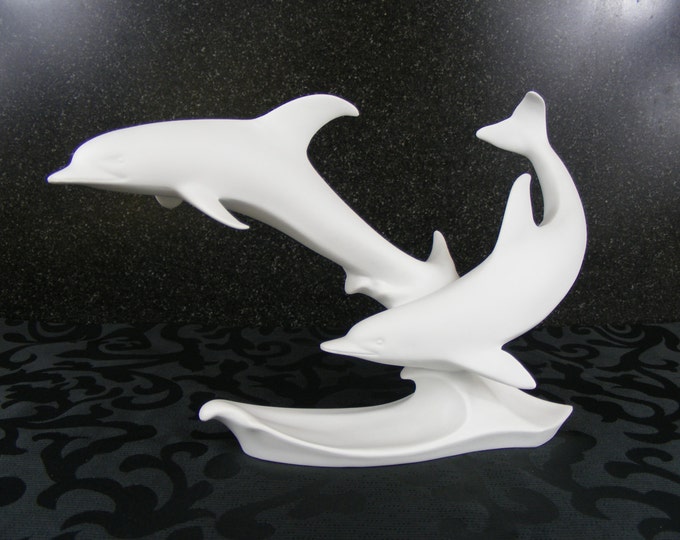 Kaiser Porcelain Pair of Dolphins - Etsy