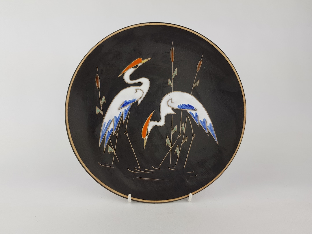 Vintage RUSCHA KERAMIK Wall Plaque With Heron Decor 1970s # - Etsy