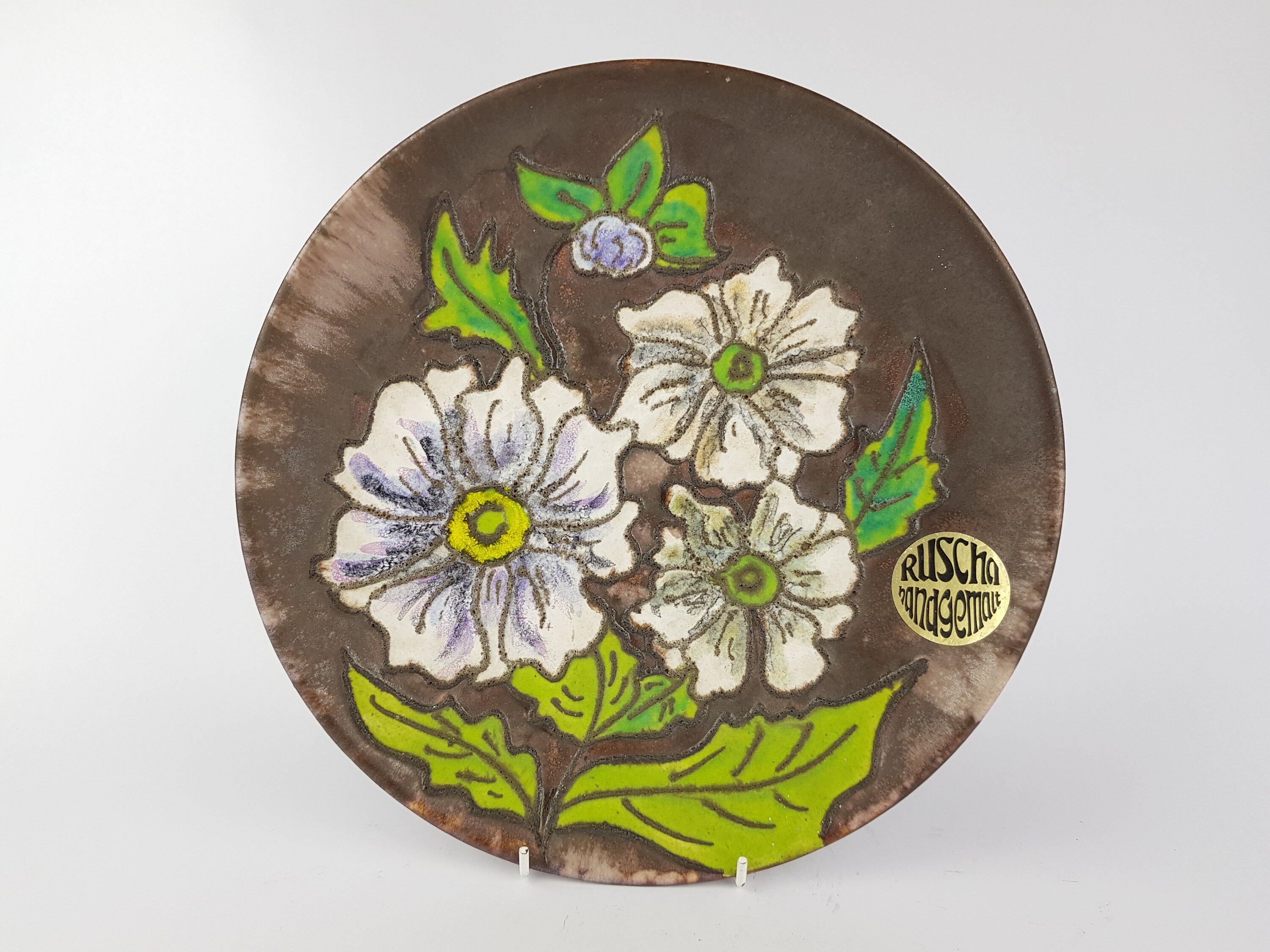Dining & Serving Home & Living Vintage RUSCHA KERAMIK Wall Plaque with ... Dining & Serving Home & Living Vintage RUSCHA KERAMIK Wall Plaque with ...