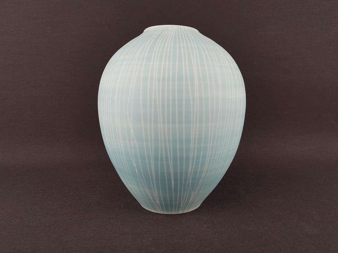 Contemporary ANNA SYKORA Studio Art Pottery Vase - Terra Sigillata ...