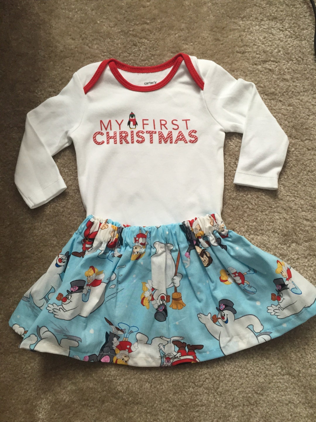 Baby Girl Christmas Outfit Santa Baby Dress up Tutu Skirt Reindeer ...
