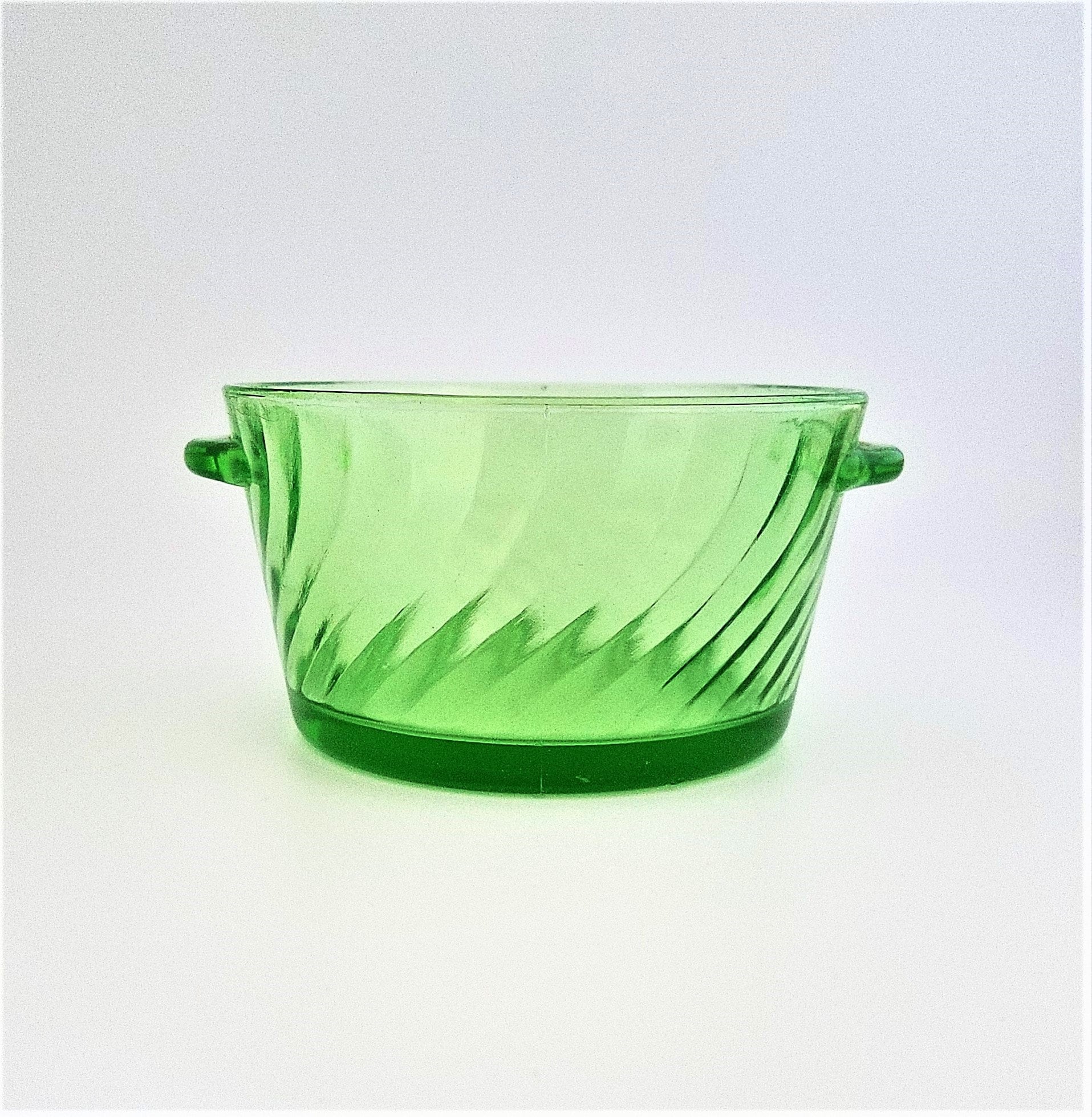 Collectible Glass Art & Collectibles Anchor Hocking Green Uranium ...