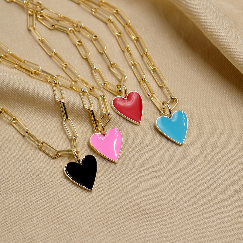 Red Heart Chain - Etsy