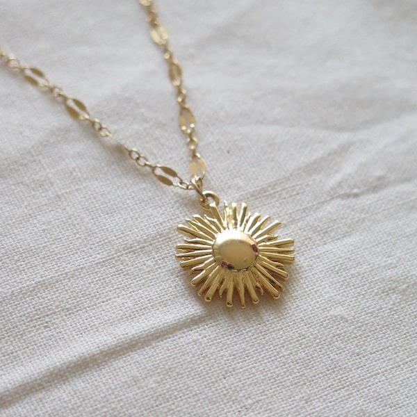 Sun Necklace - Etsy