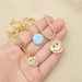 Smiley Face Necklace 18K Gold Filled Gold Smile Face - Etsy
