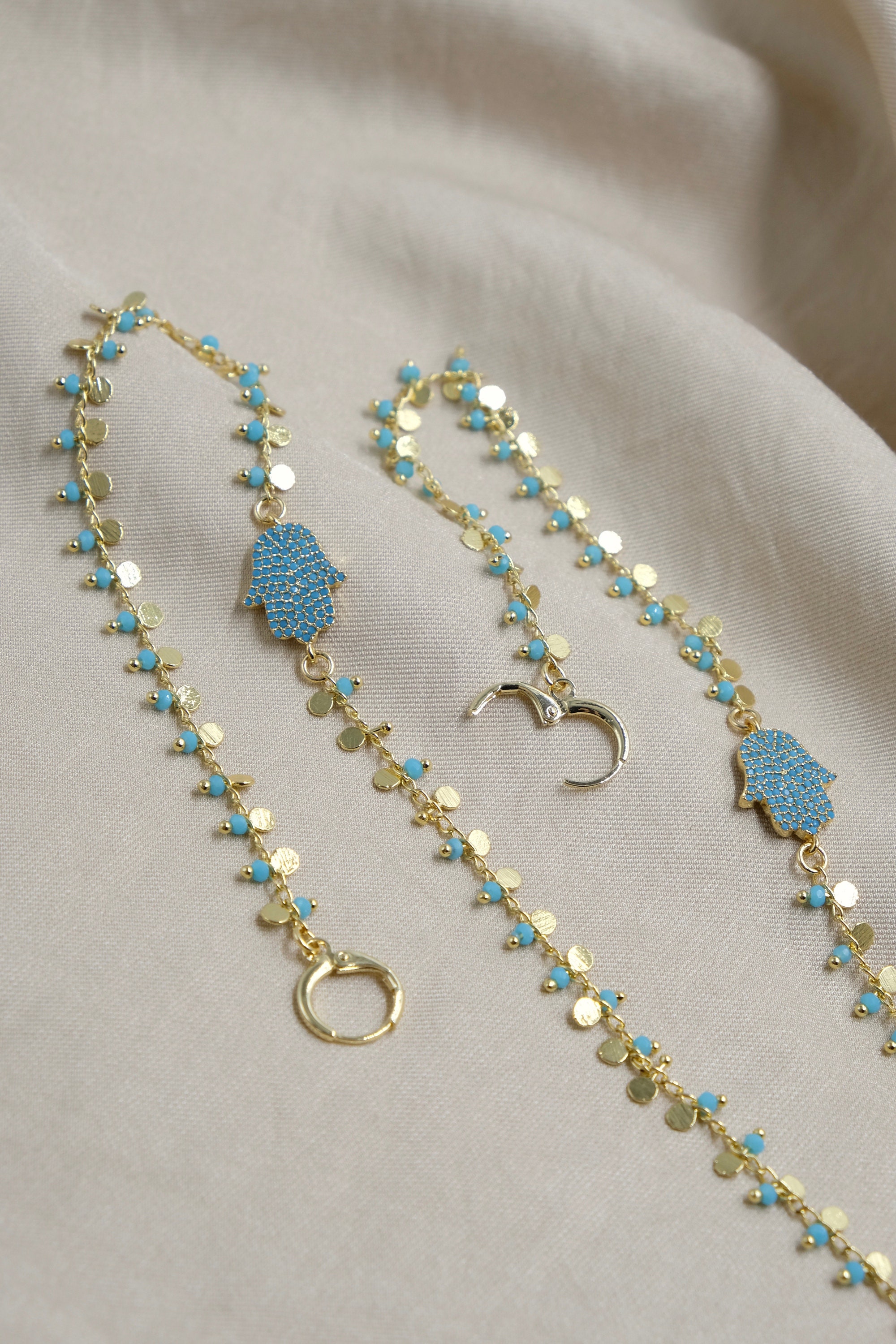 Face Mask Chain Gold Necklace, Face Mask Holder, Chain ONLY, Evil Eye ...