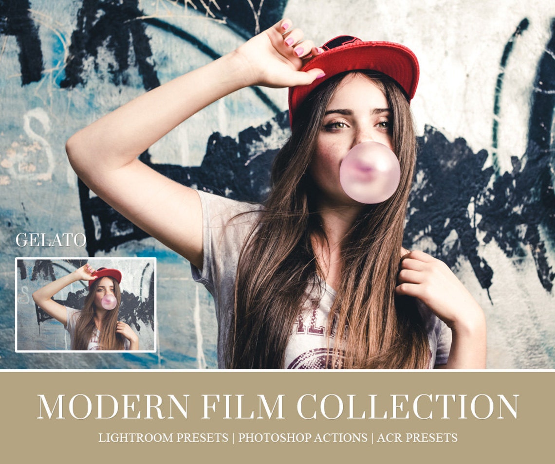 Photoshop Actions and ACR Presets Modern Film Collection | Etsy