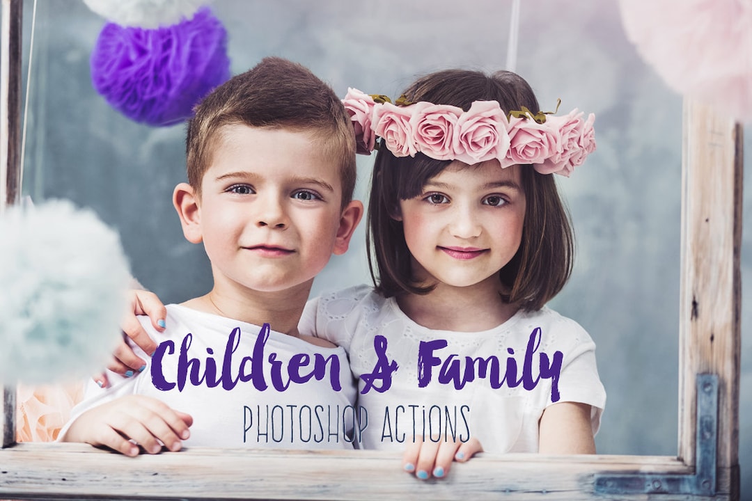 Best Family and Children Photoshop Actions PS Actions Newborn ...