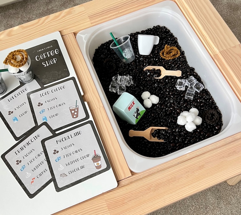 Printable Coffee Shop Recipe Cards | Printable Activity for Kids ...