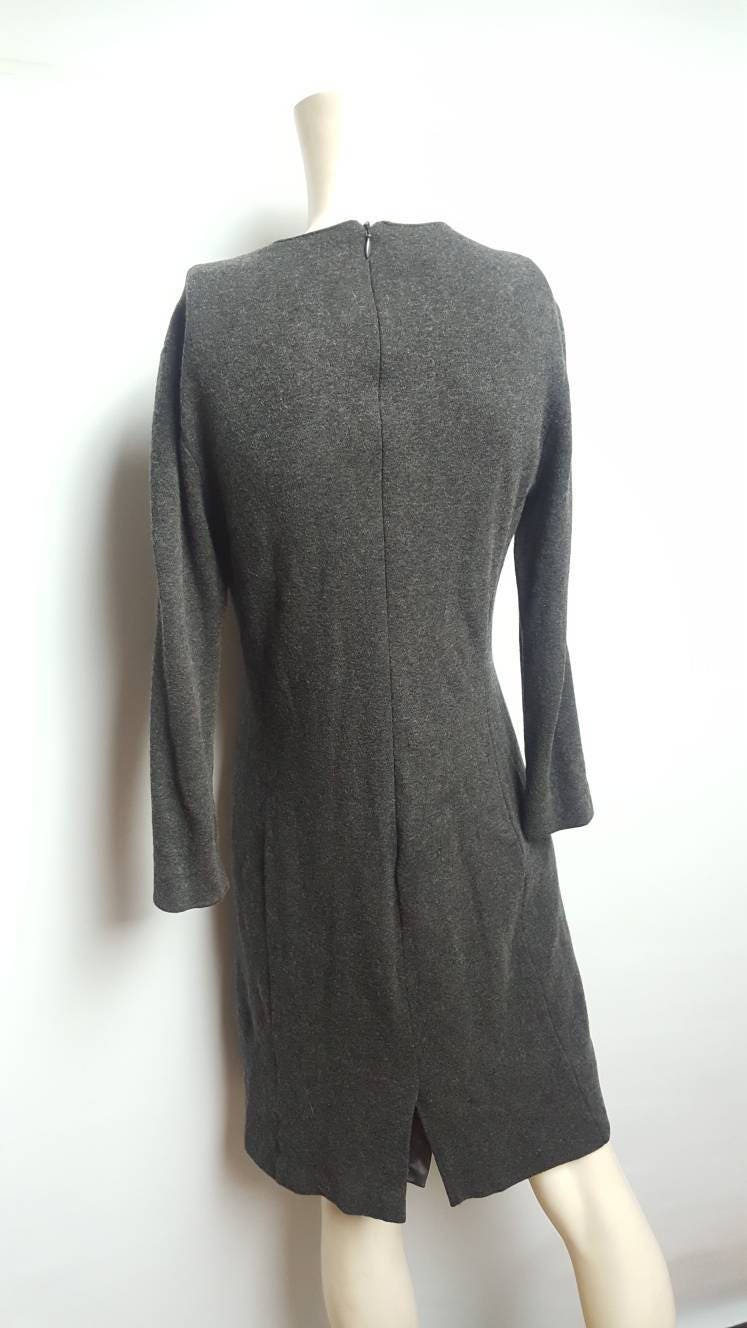 Armando Calo Tricot Vintage Design Dress Made in 90s Boho Unique Gray ...