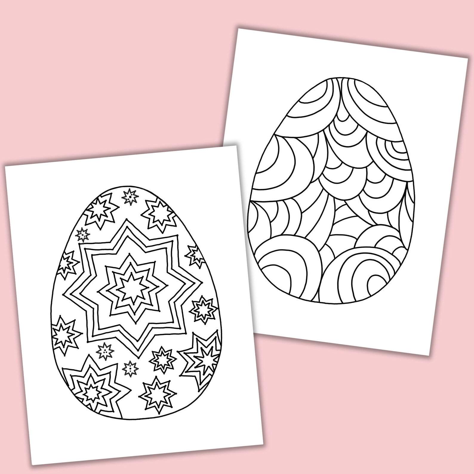 Mindfulness Printable Colouring Pages Easter | Easter Egg Printables ...