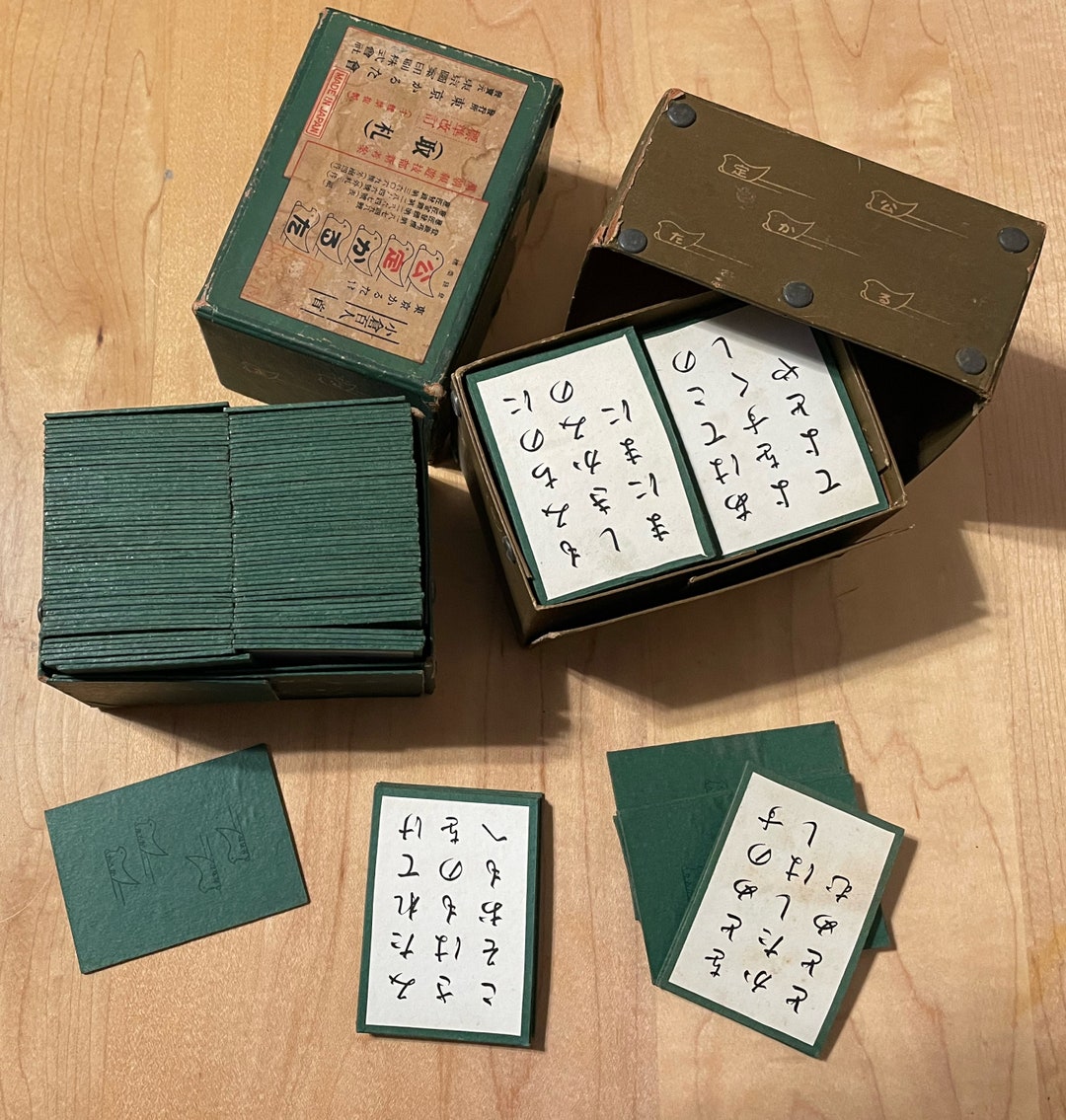 Uta-garuta or Uta Karuta • Japanese Poetry Matching Card Game • Antique ...