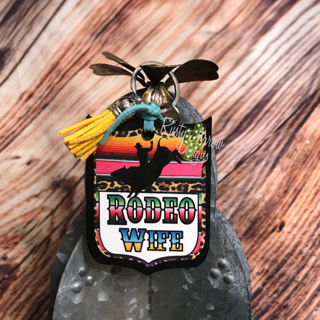Rodeo Back Tag Rodeo Wife - Etsy