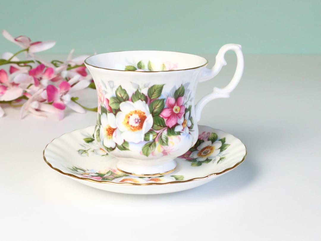 Vintage Royal Albert Summertime Cup and Saucer, Woodborough, Ladysize ...