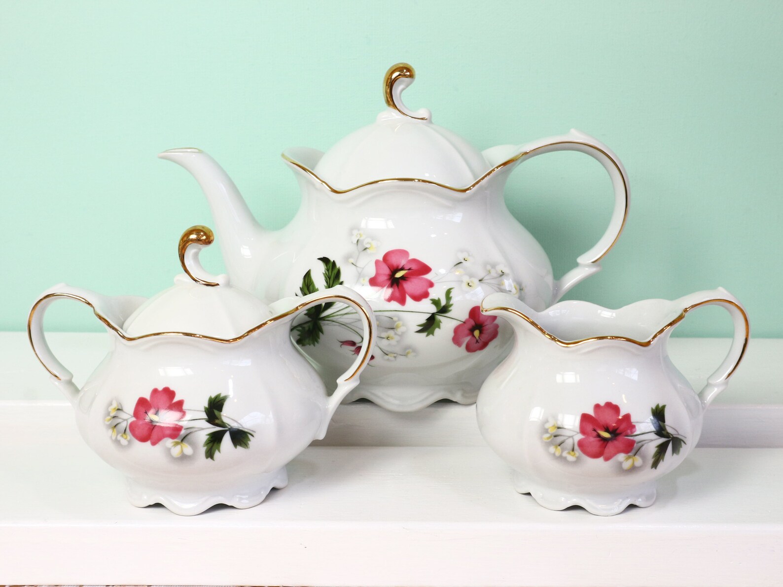 Complete Vintage Tea Set Afternoon Tea Set Service for 12 - Etsy
