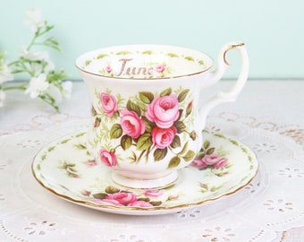Royal Albert June Tea Cup - Etsy