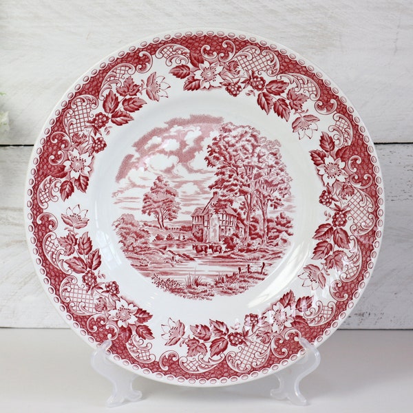 Red Transferware - Etsy