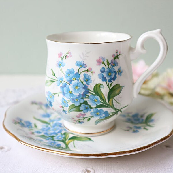 Royal Albert Forget Me Not - Etsy
