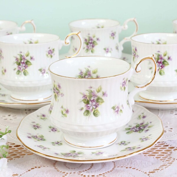 Violet Tea Cup - Etsy