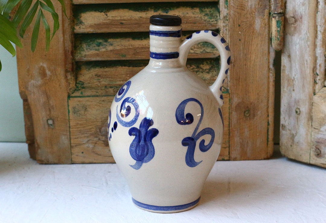 Dutch Vintage Jug, Vintage Jug With Cork Cap. - Etsy