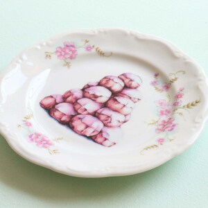 Vintage Wall Plate Altered Art Upcycled Porcelain Plate With - Etsy