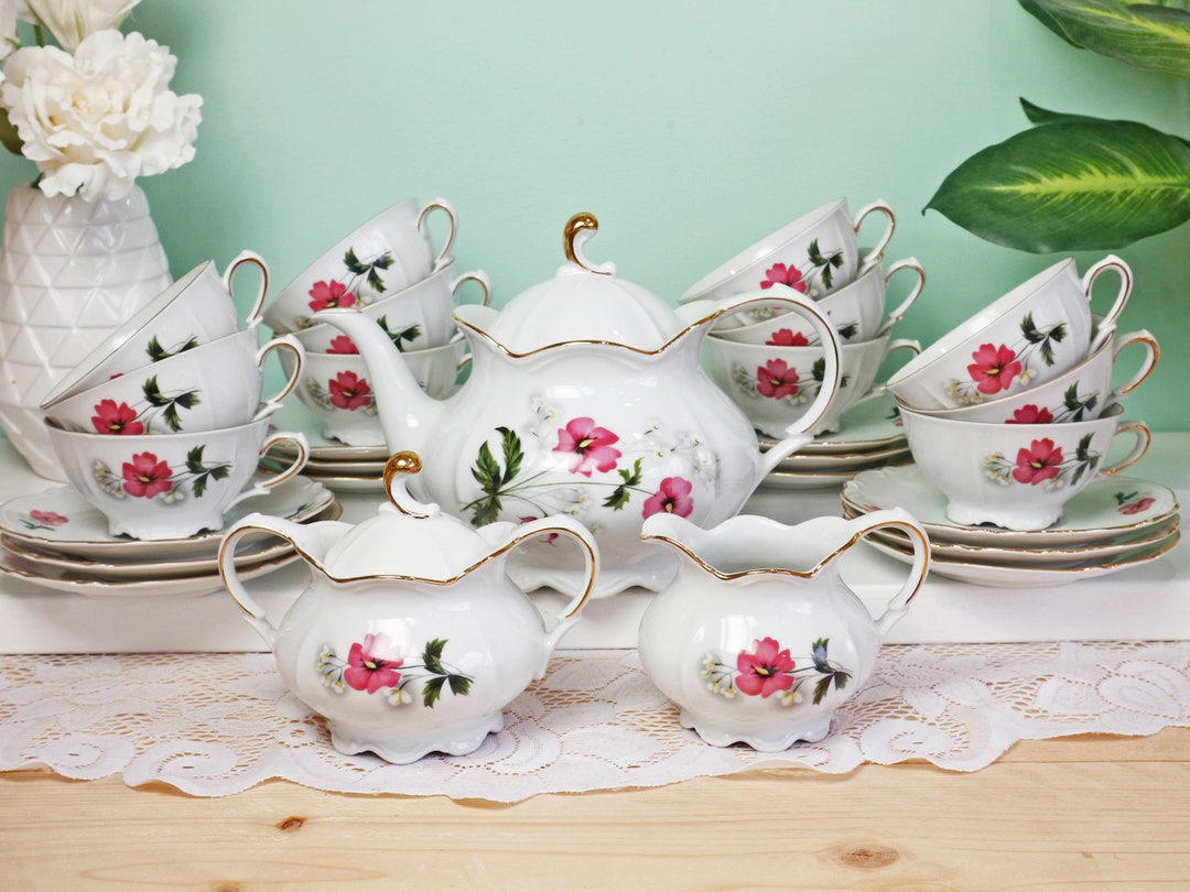 Complete Vintage Tea Set, Afternoon Tea Set, Service for 12, High Tea ...