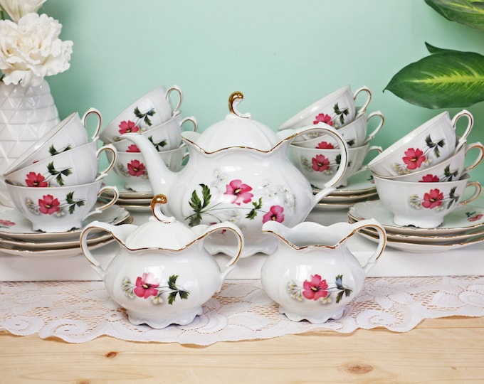 Complete Vintage Tea Set, Afternoon Tea Set, Service for 12, High Tea ...
