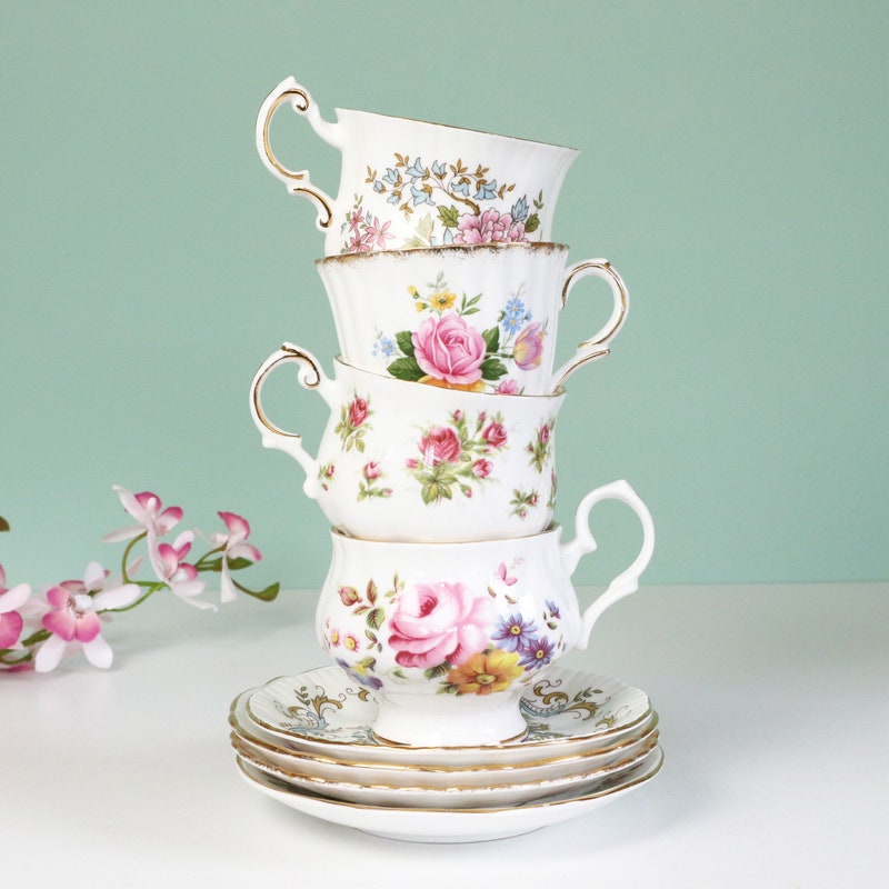 Small Cup and Saucer - Etsy