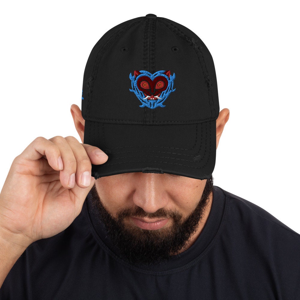 Korean Jangsan Beom Monster Distressed Cap - Etsy