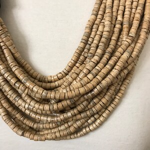 Gerda Lynggaard for Monies Style Dramatic Coconut Shell & Horn Necklace ...