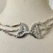 Authentic Vintage Yves Saint Laurent YSL Silver Tone Triple - Etsy