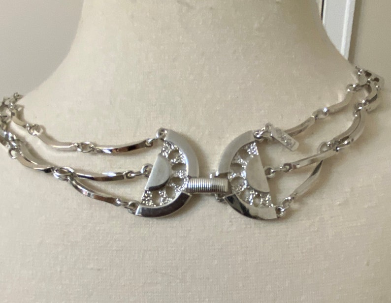 Authentic Vintage Yves Saint Laurent YSL Silver Tone Triple - Etsy