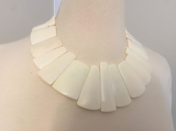 Stunning Gerda Lynggaard - Monies Buffalo's Bone Bib … - Gem