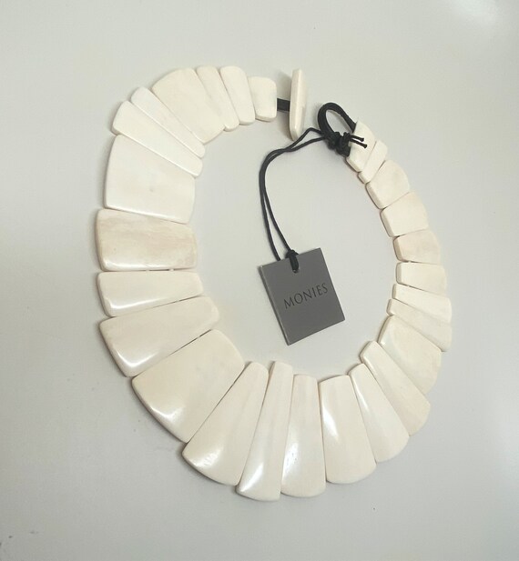 Stunning Gerda Lynggaard - Monies Buffalo's Bone Bib … - Gem